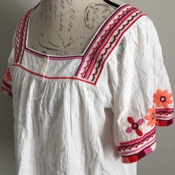 Madewell | Tops | Nwt Madewell Embroidered Sandblossom Top | Poshmark